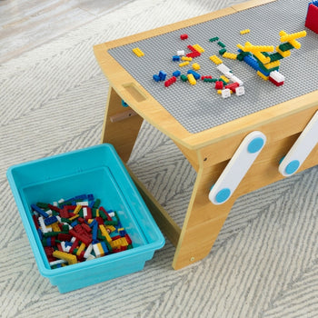 Building Block Activity Table Play N Store | KidKraft