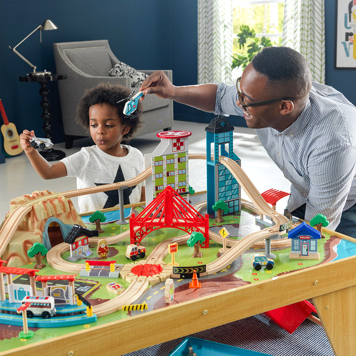 Wooden Swing Set | Summit View Swing Set | KidKraft